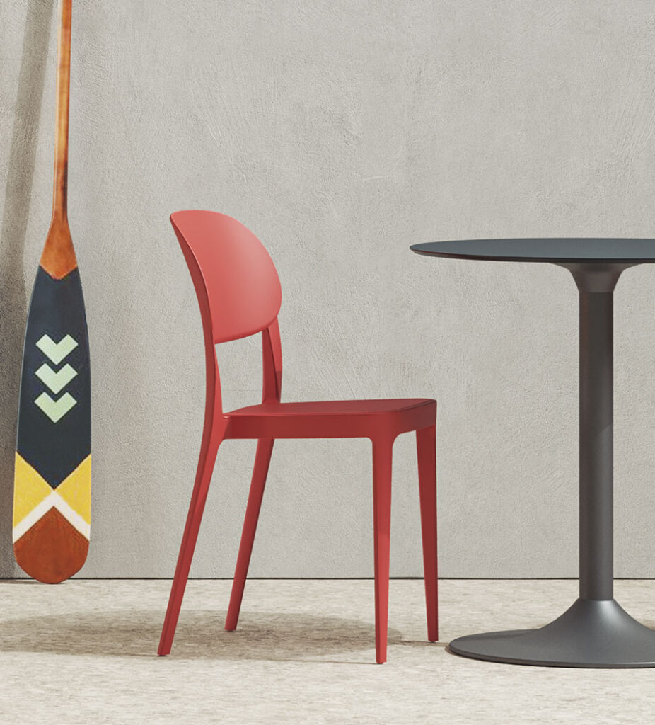 Amy | Polypropylene Indoor and Outdoor Chair by Valerio Sommella
