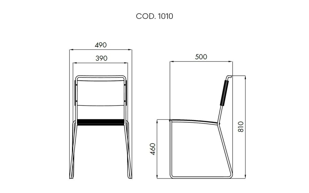 Estrosa - Extruded Aluminum Chairs | Alma Design