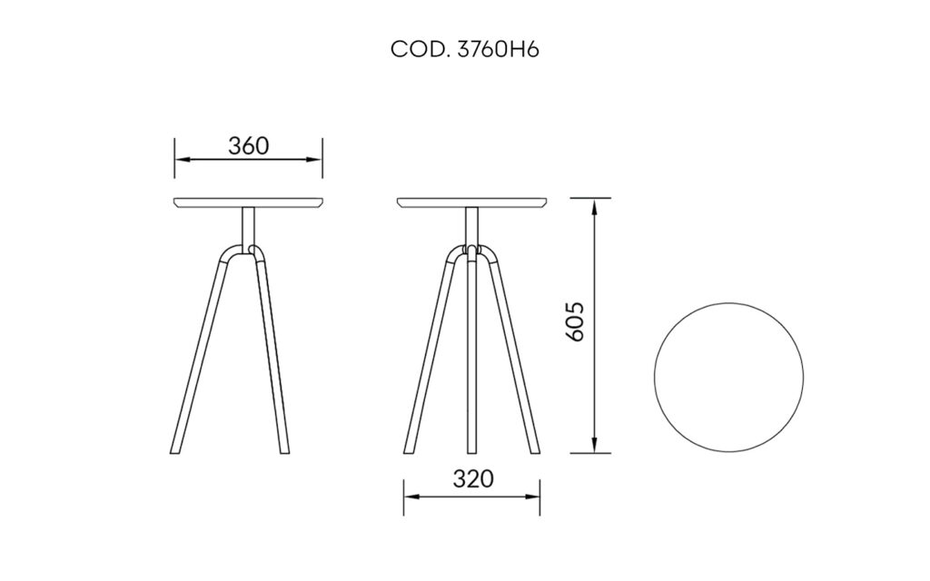 Scala - Coffee Table with Metal Structure | Alma Design